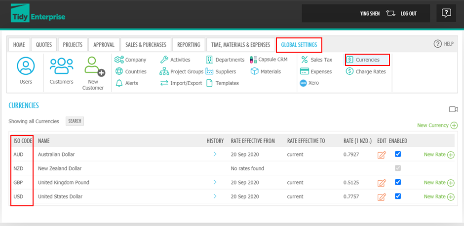 Bulk import of customers